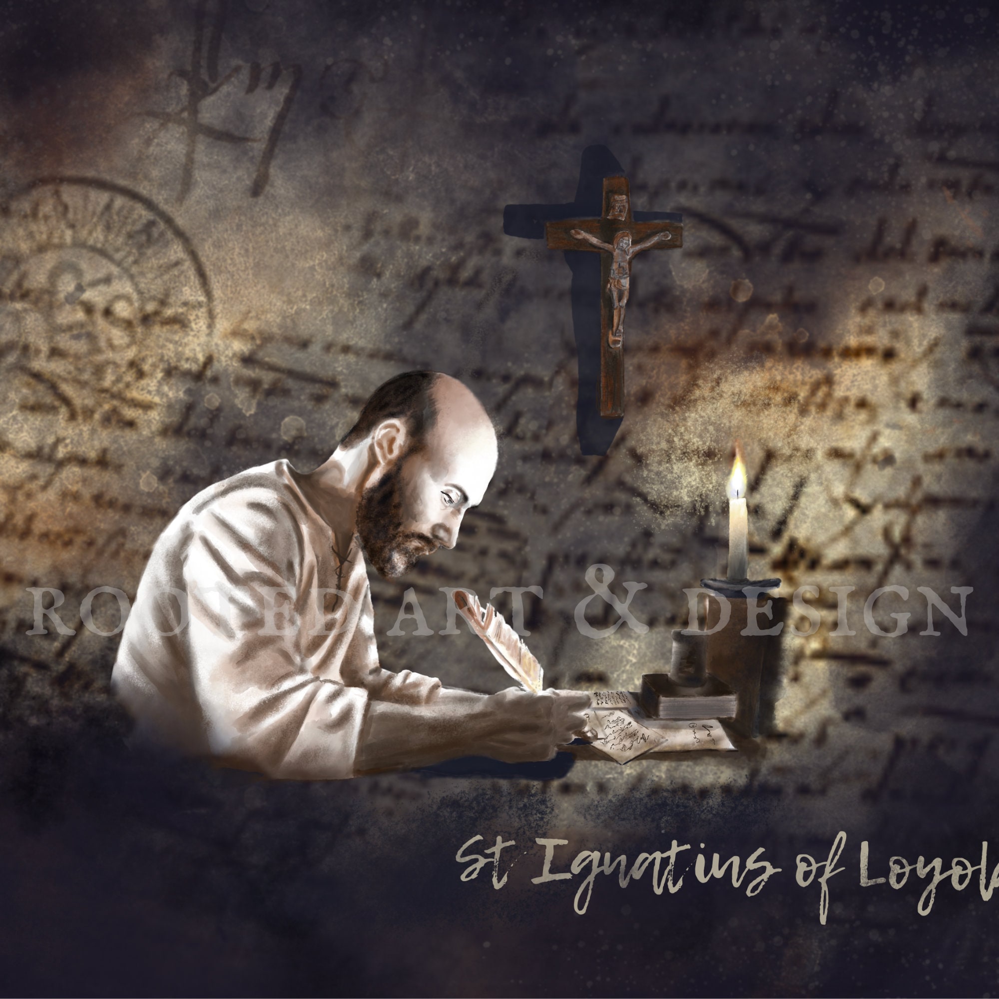 St Ignatius of Loyola Print Saint Art Jesuit Print - Etsy