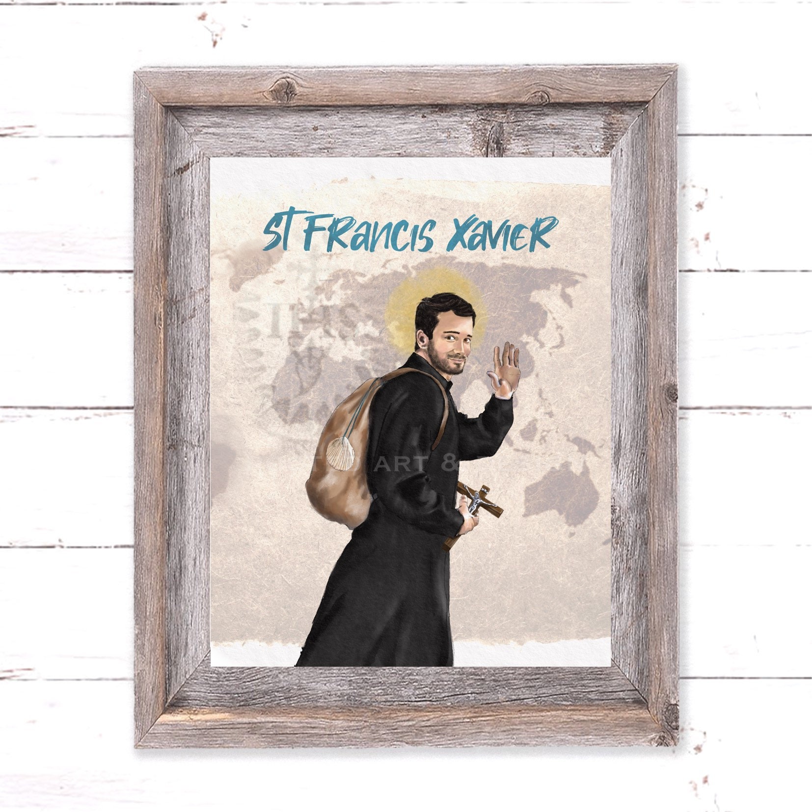St Francis Xavier Fine Art Print Saint Art Confirmation Print Jesuit ...