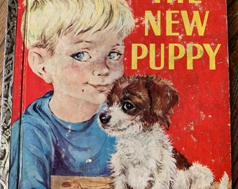 The New Puppy Vintage Golden Book Kathleen N. Daly Lilian Obligado 1969 ...