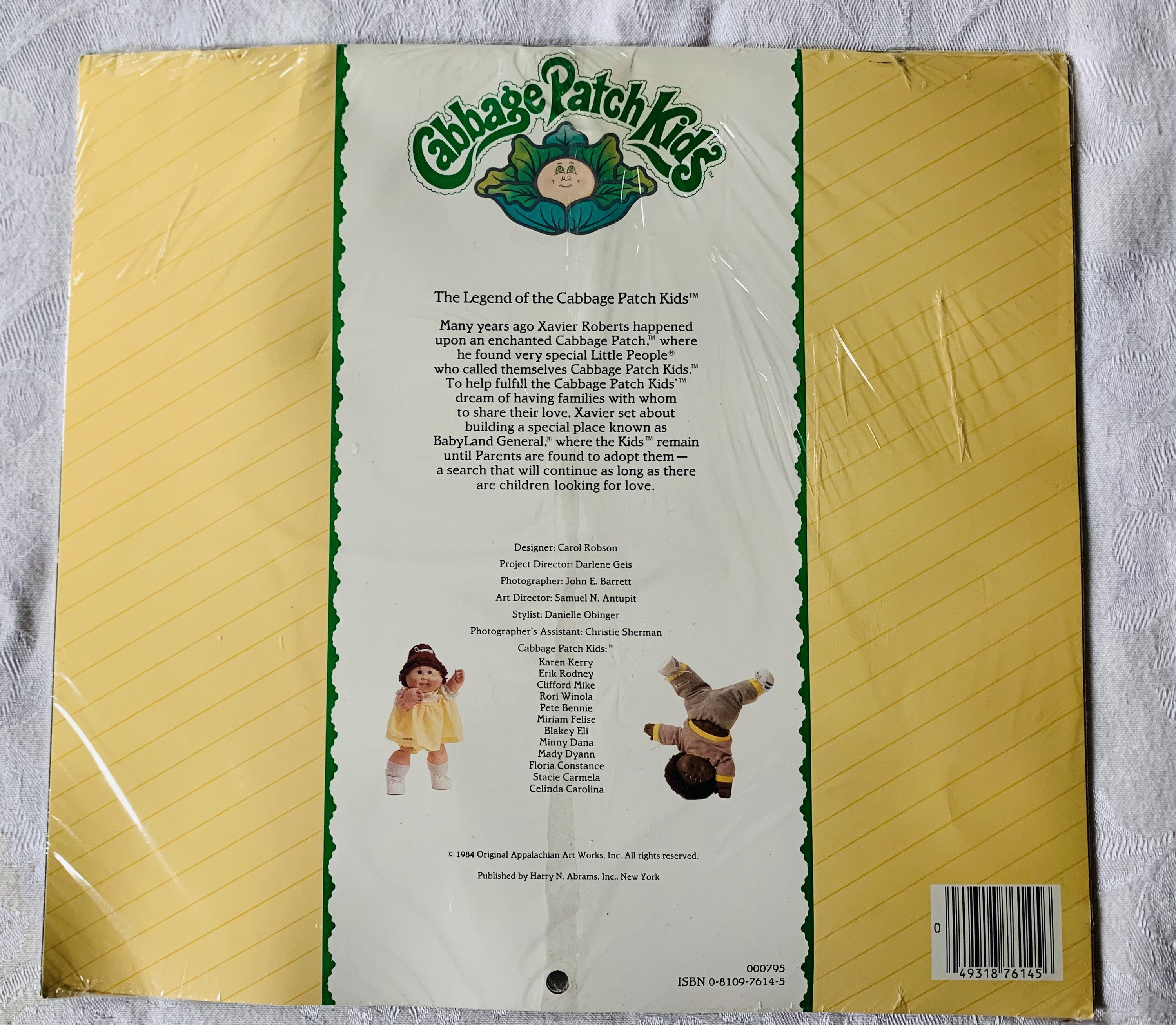 Vintage Cabbage Patch Kids 1985 Calendar 1984 Original | Etsy