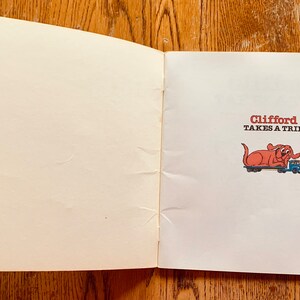 Vintage Clifford Takes a Trip Children’s Book Softcover Norman Bridwell ...