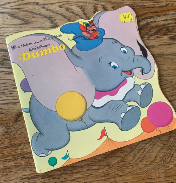 A Golden Super Shape Book Walt Disneys Dumbo Softcover - Etsy