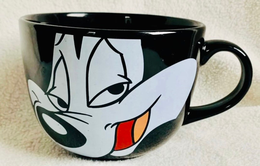 Vintage Warner Bros Large Soup Mug Pepe Lepew/penelope 6.5 - Etsy