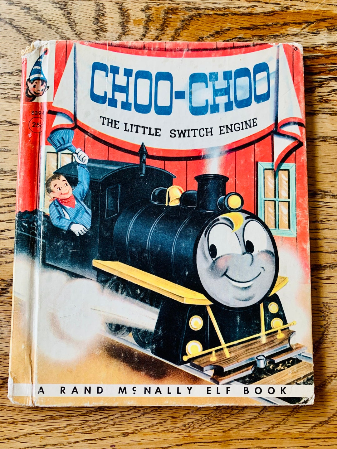 Vintage Choo Choo the Little Switch Engine Rand Mcnally Elf Book Hardcover by Wallace Wadsworth ...