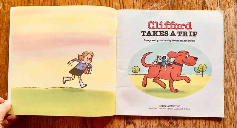 Vintage Clifford Takes a Trip Childrens Book Softcover Norman - Etsy