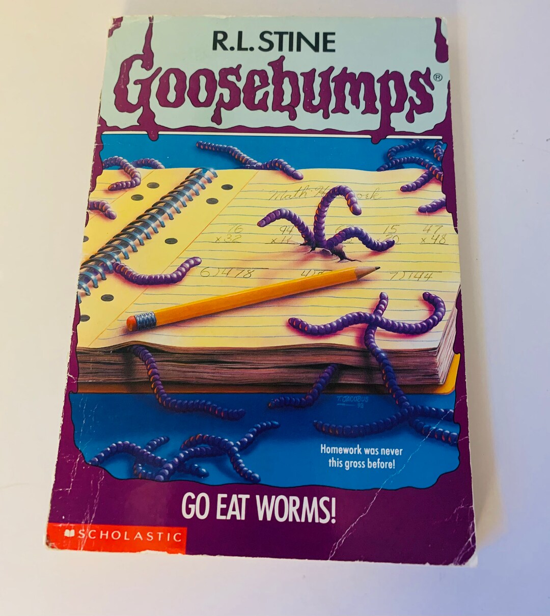 Original Goosebumps Vintage 90s R.L. STINE #21 Go Eat Worms 1994 - Etsy