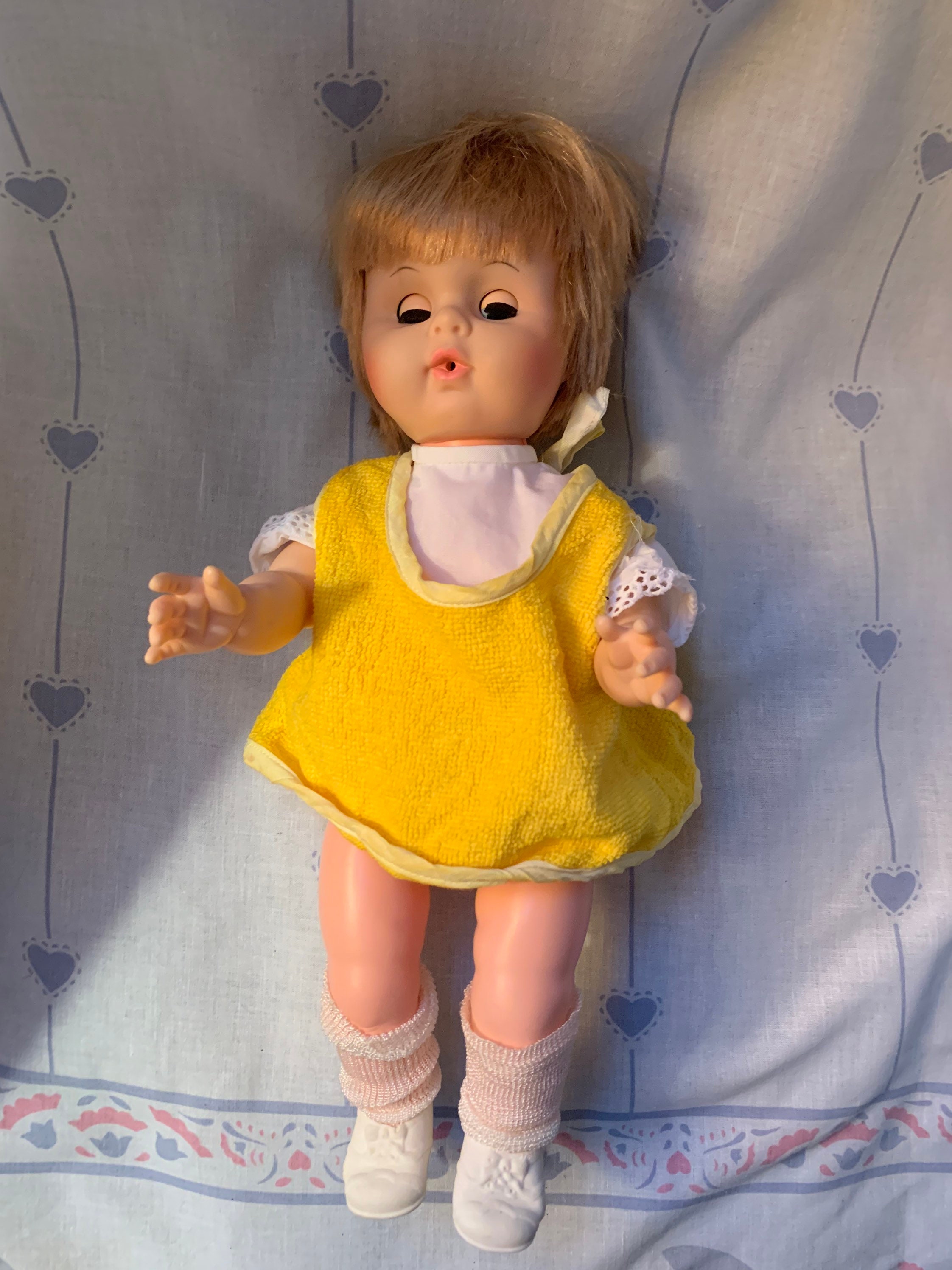 Vintage Uneeda Drink and Wet Doll 1961 14soft Vinyl Head - Etsy