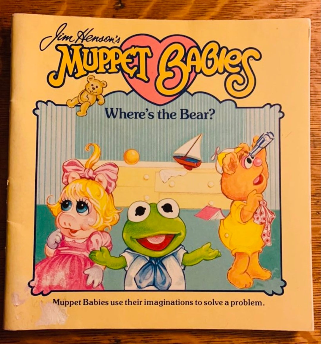 Vintage Jim Henson’s Muppet Babies Where’s the Bear Softcover Book 1985 ...