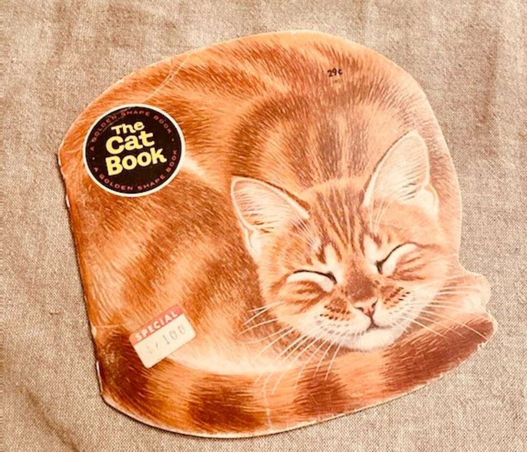 Vintage the Cat Book Golden Shape Book 60s Jan Pfloog - Etsy