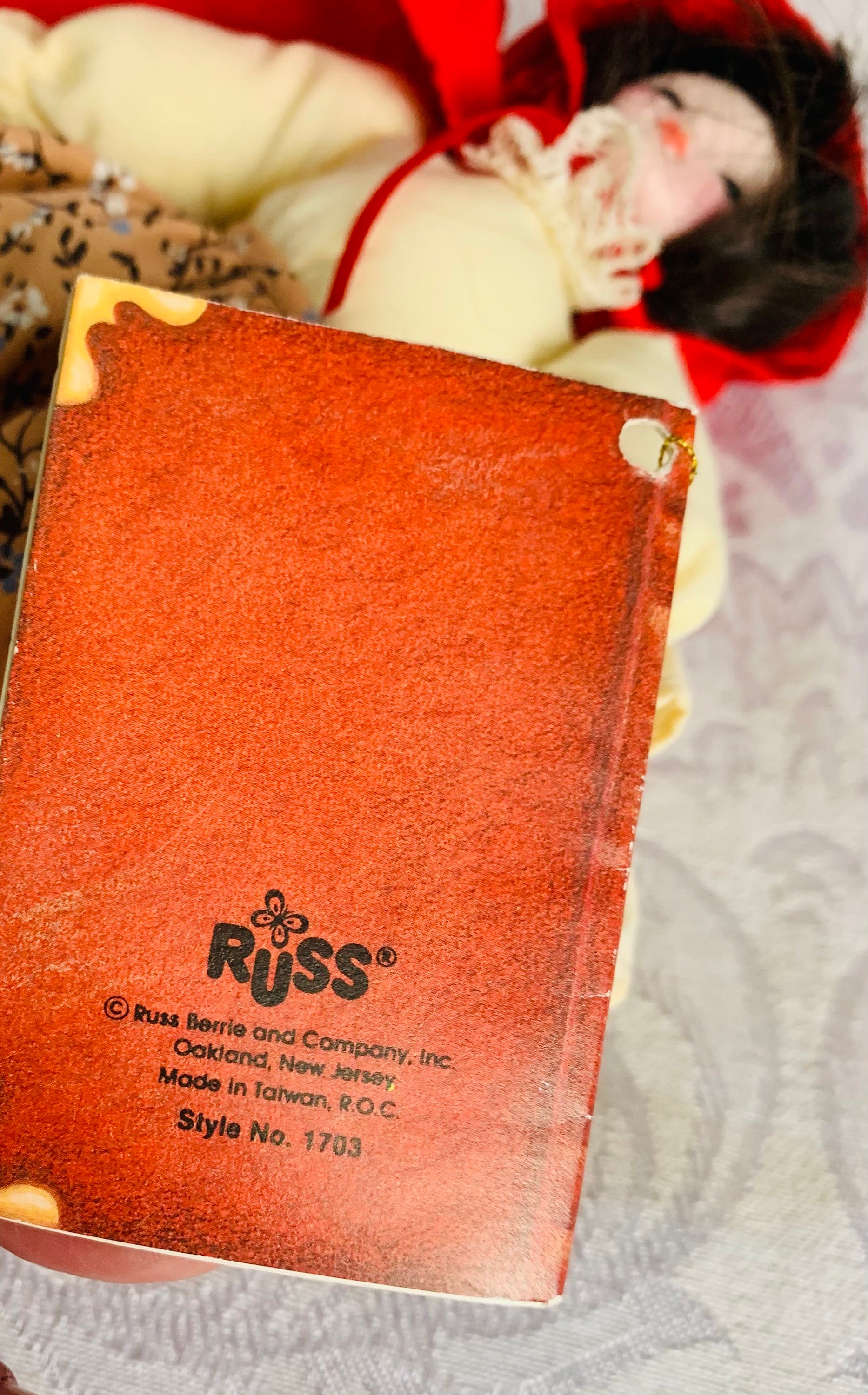 Vintage Russ Berrie Fairy Tale Doll Little Red Riding Hood - Etsy