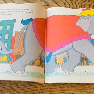 A Golden Super Shape Book Walt Disney’s Dumbo Softcover Vintage 70s ...