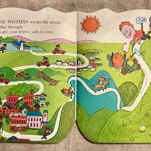 Vintage Sesame Street People in Your Neighborhood Book 70s Golden Shape ...