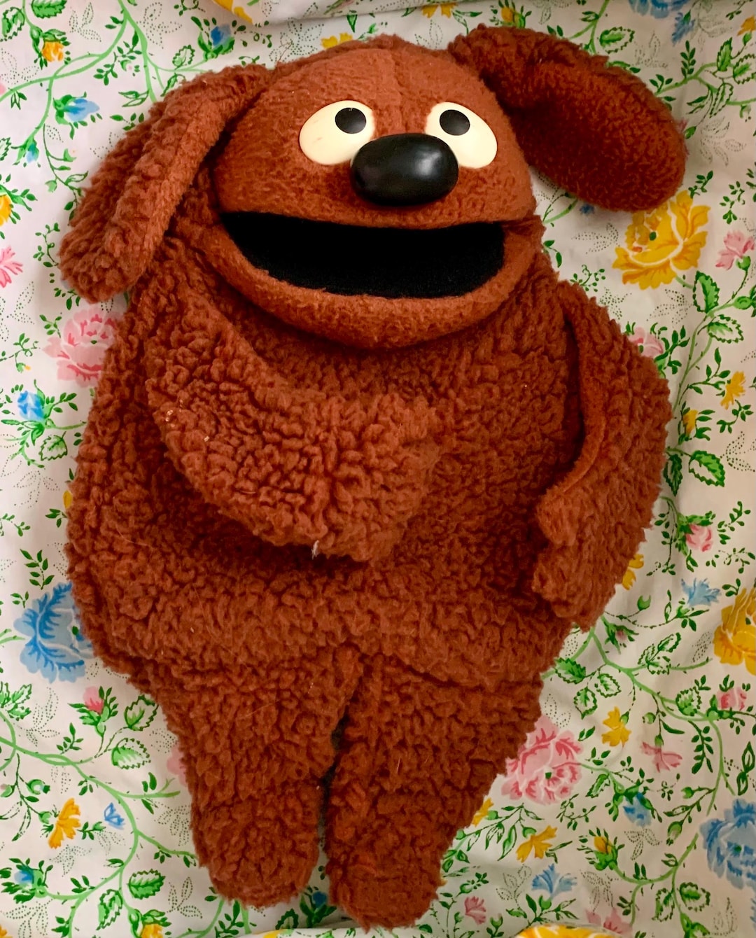 Vtg 1977 Rowlf the Dog Hand Puppet Muppets Fisher Price 852 Jim Henson ...