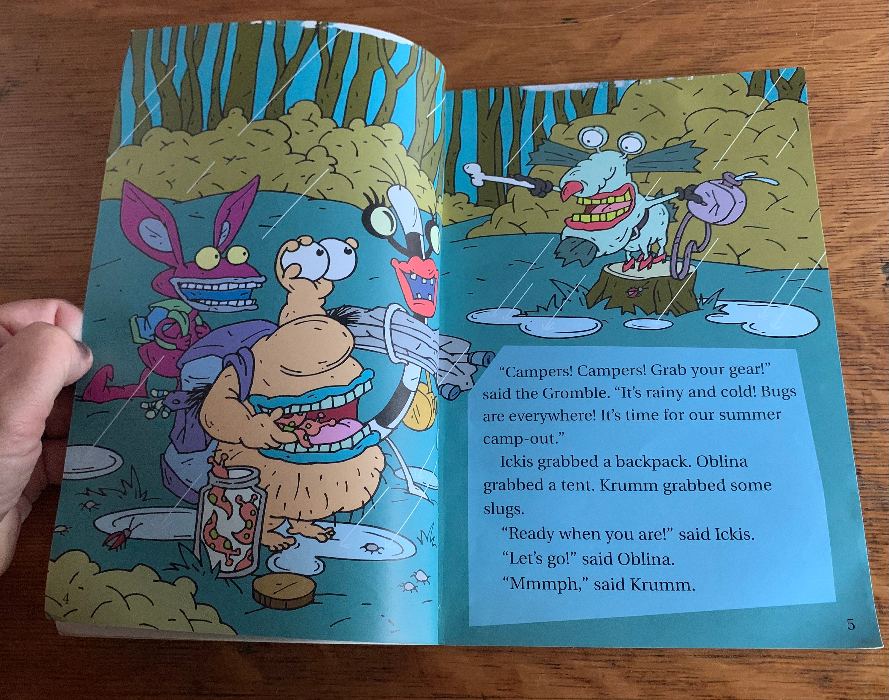 Nickelodeon Monster Camp Out Aaahh Real Monsters 90s Wigand Henry Ready ...