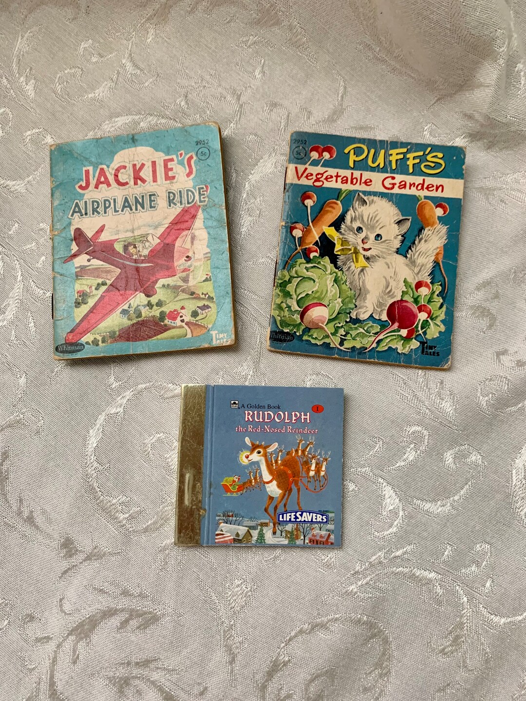 3 Vintage Mini Small Books Tiny Tales Rudolph 40s-80s Kids Books - Etsy