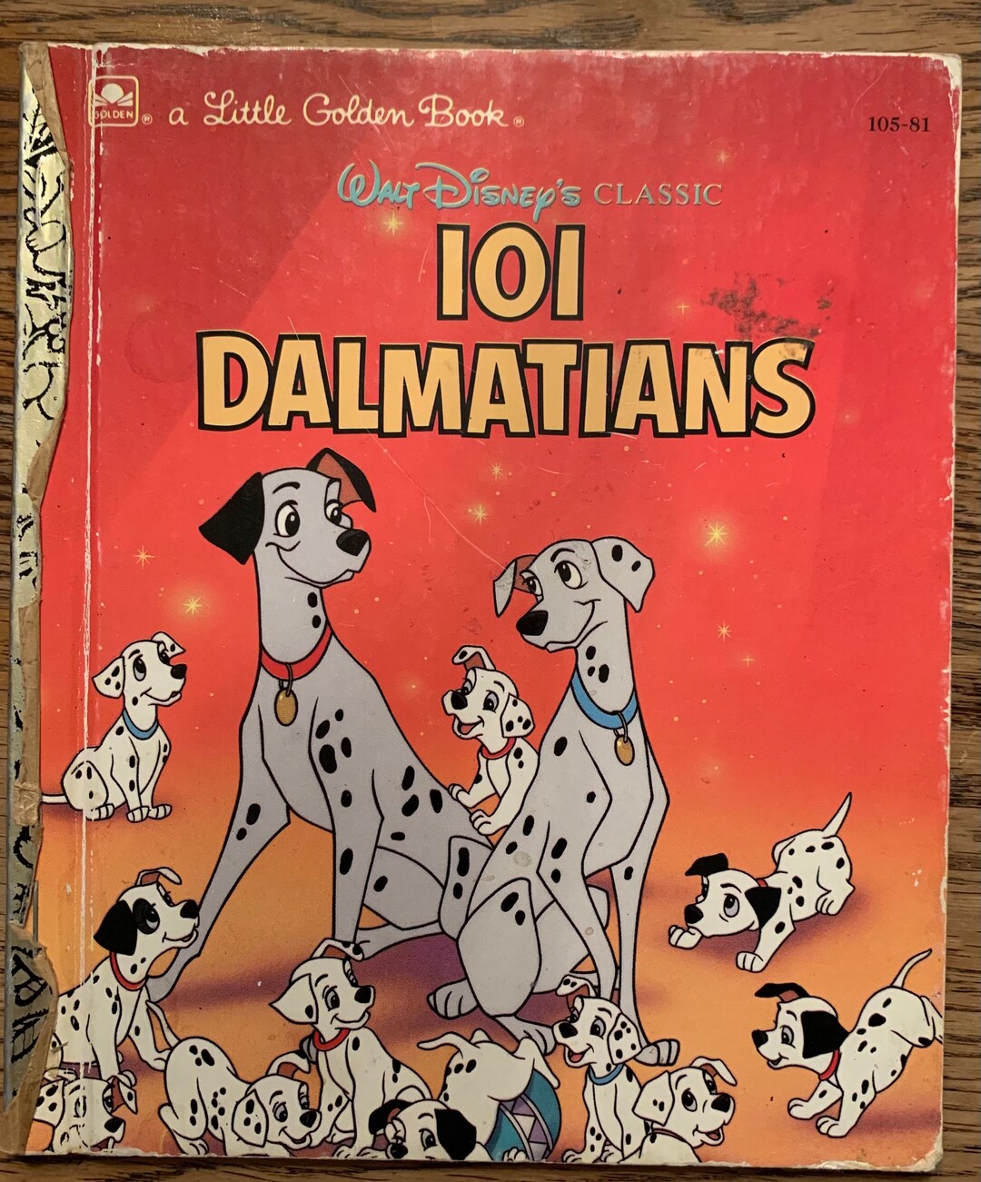 Vintage Walt Disney’s Classic 101 Dalmatians A Little Golden Book 1991 ...