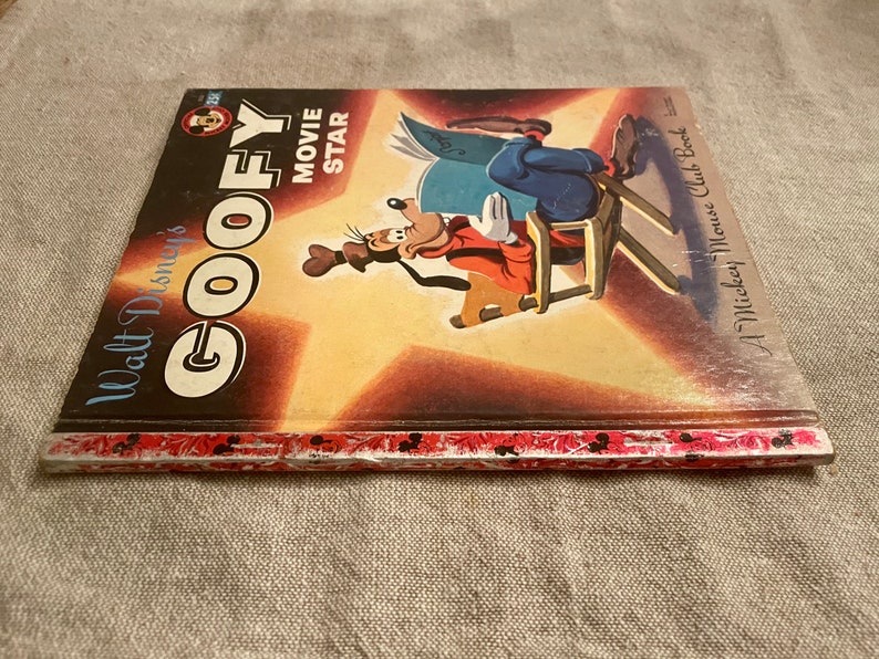 Walt Disney’s Goofy Movie Star Book Vintage Mickey Mouse Club 50s - Etsy