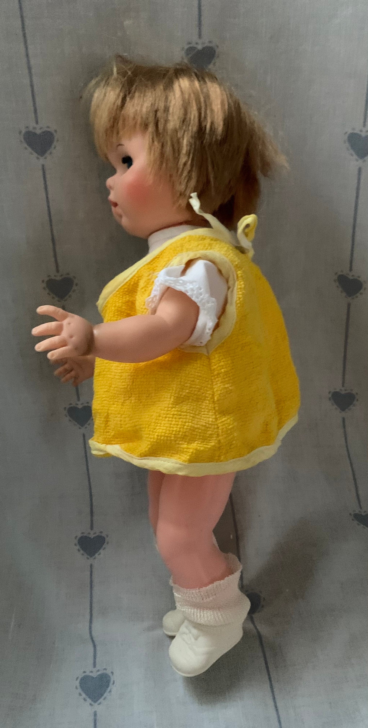 Vintage Uneeda Drink and Wet Doll 1961 14soft Vinyl Head - Etsy