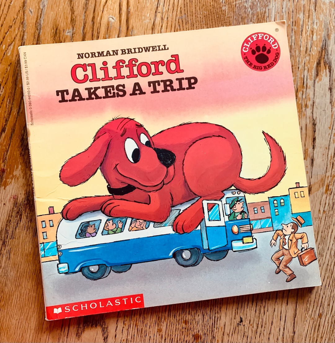 Vintage Clifford Takes a Trip Children’s Book Softcover Norman Bridwell ...