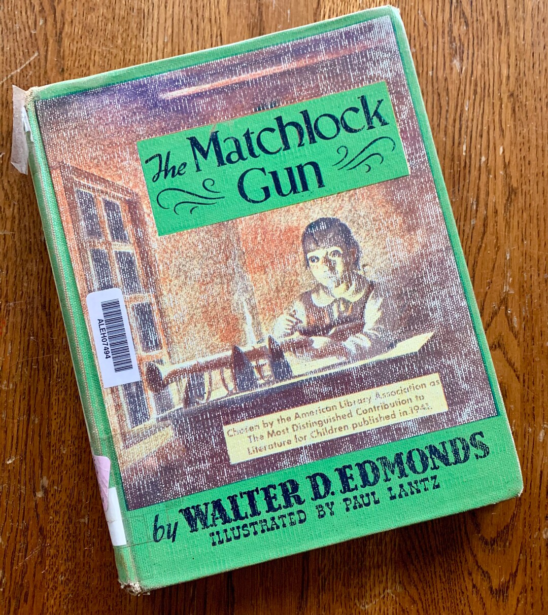 Vtg the Matchlock Gun Walter Edmonds HC Ex Library 17th Printing ...