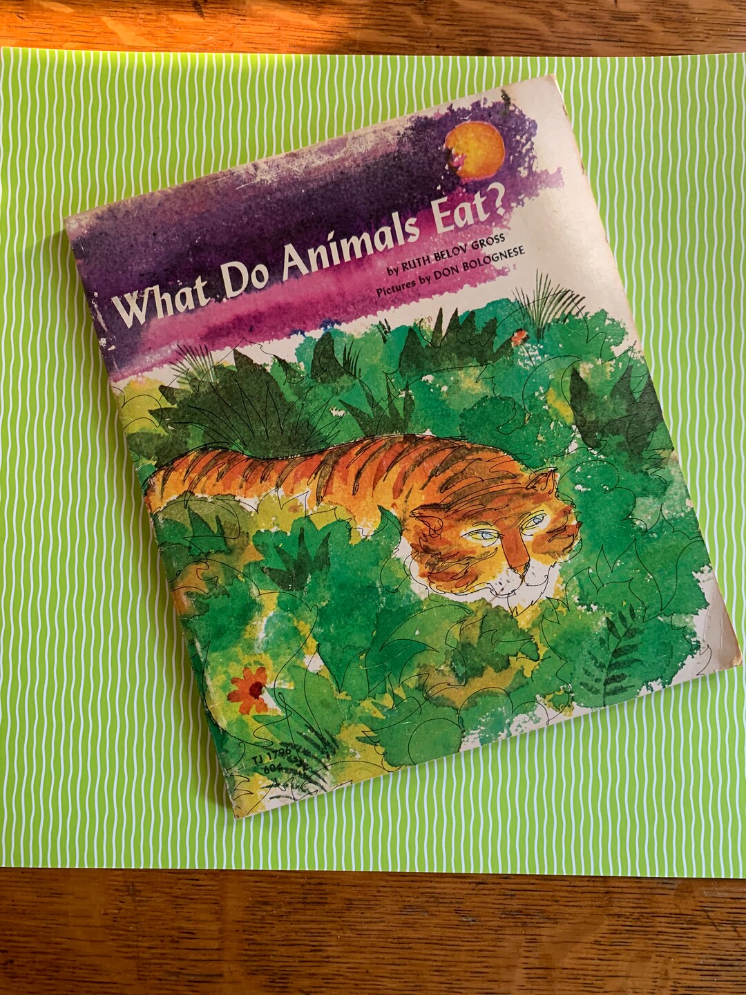Vintage What Do Animals Eat Scholastic 70s Ruth Belov Gross Softcover ...