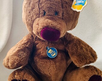 Stuffed Animals & Plushies Bears Vintage Teddy Bear 10 Plaid Ribbon ...