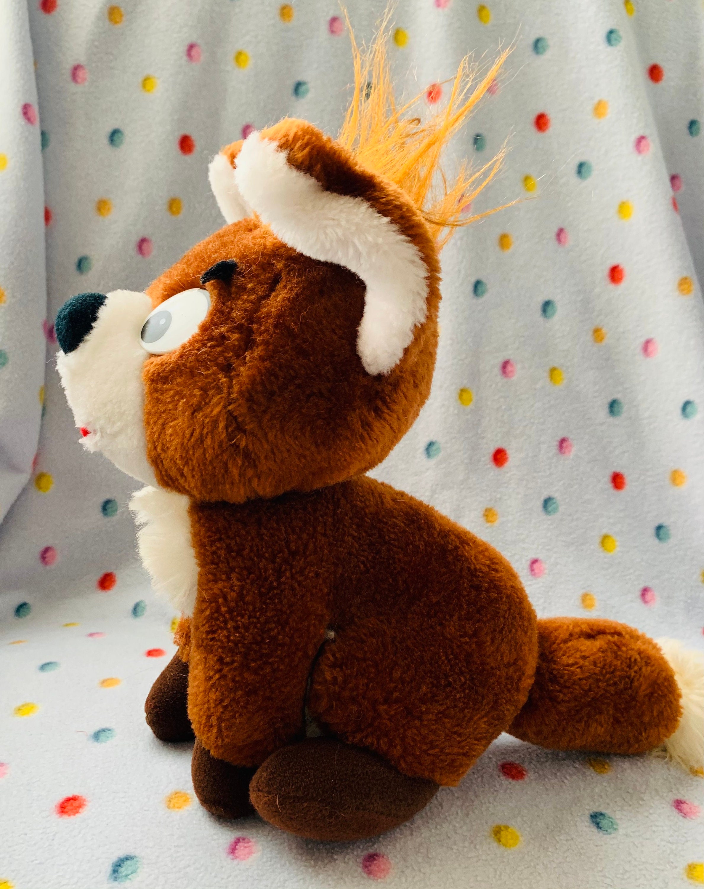 Vintage Knickerbocker Plush Tod From Fox and the Hound Walt - Etsy