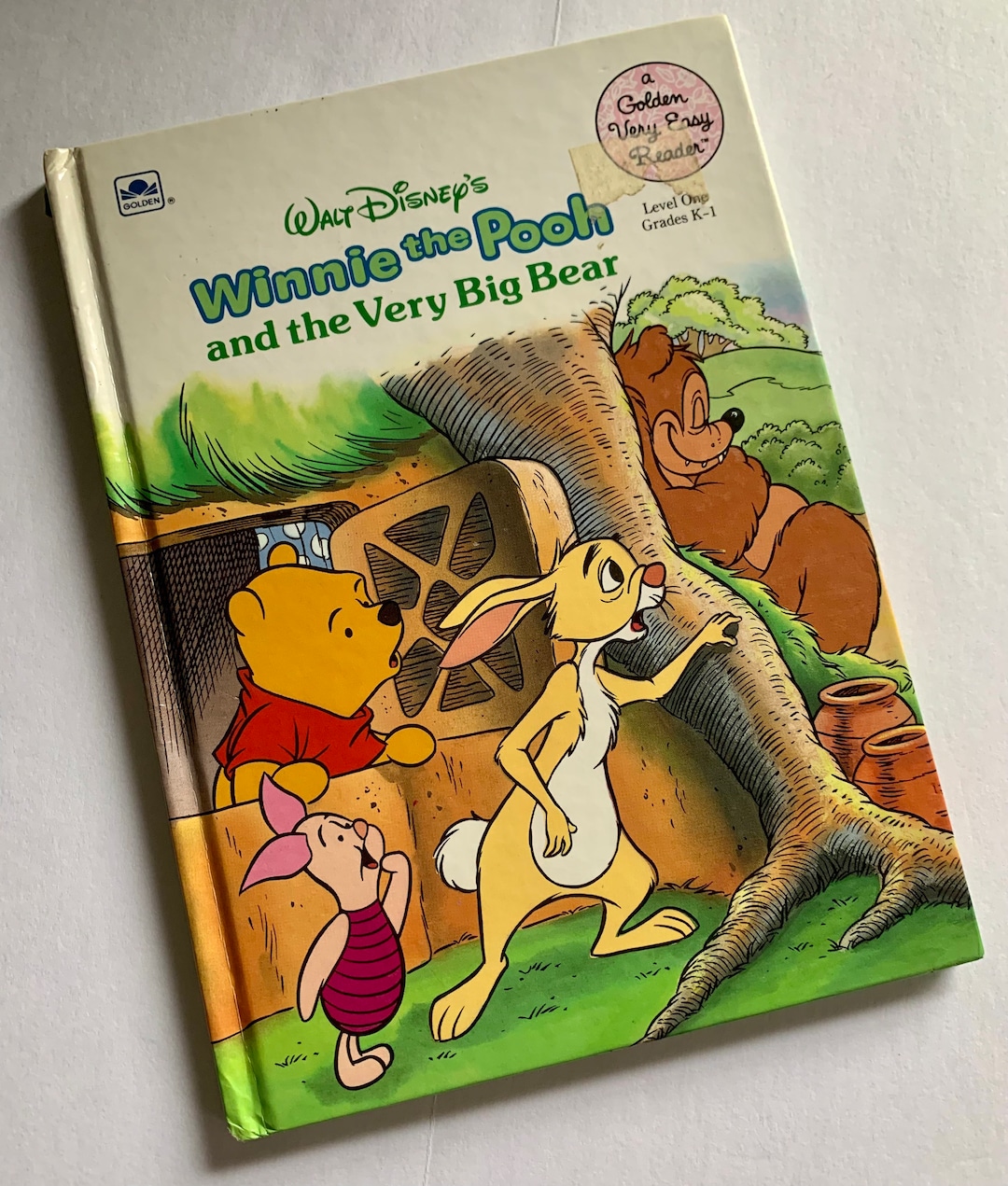 Vintage Walt Disneys Winnie the Pooh and the Very Big Bear Book Golden ...