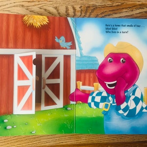 Vintage Barneys Animal Homes Lift and Peek Board Book Written by Donna ...