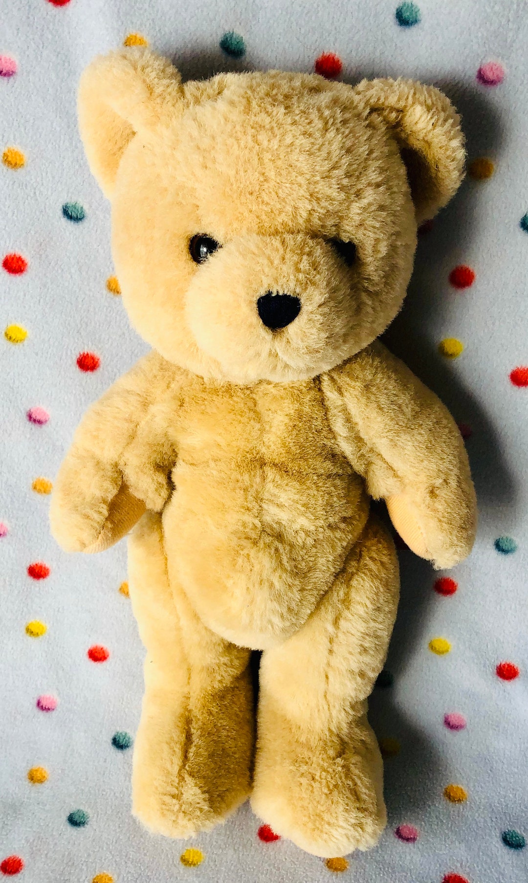 Vintage Anco Teddy Bear Jointed Plush Stuffed Animal 15” - Etsy