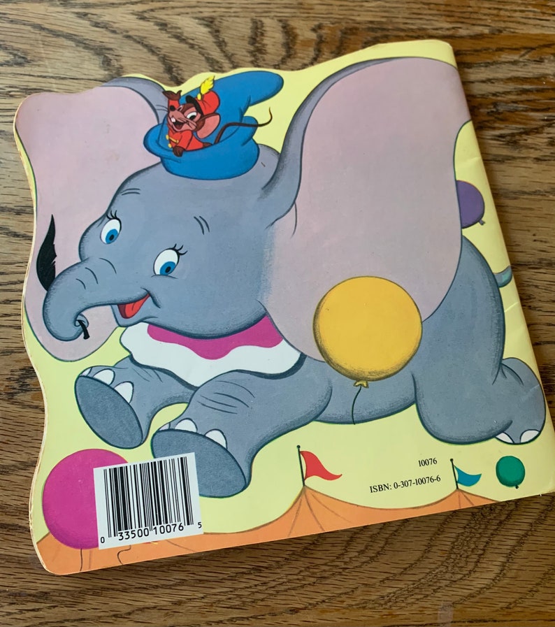 A Golden Super Shape Book Walt Disney’s Dumbo Softcover Vintage 70s ...