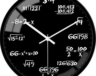 Teaching Wall Clock - Etsy