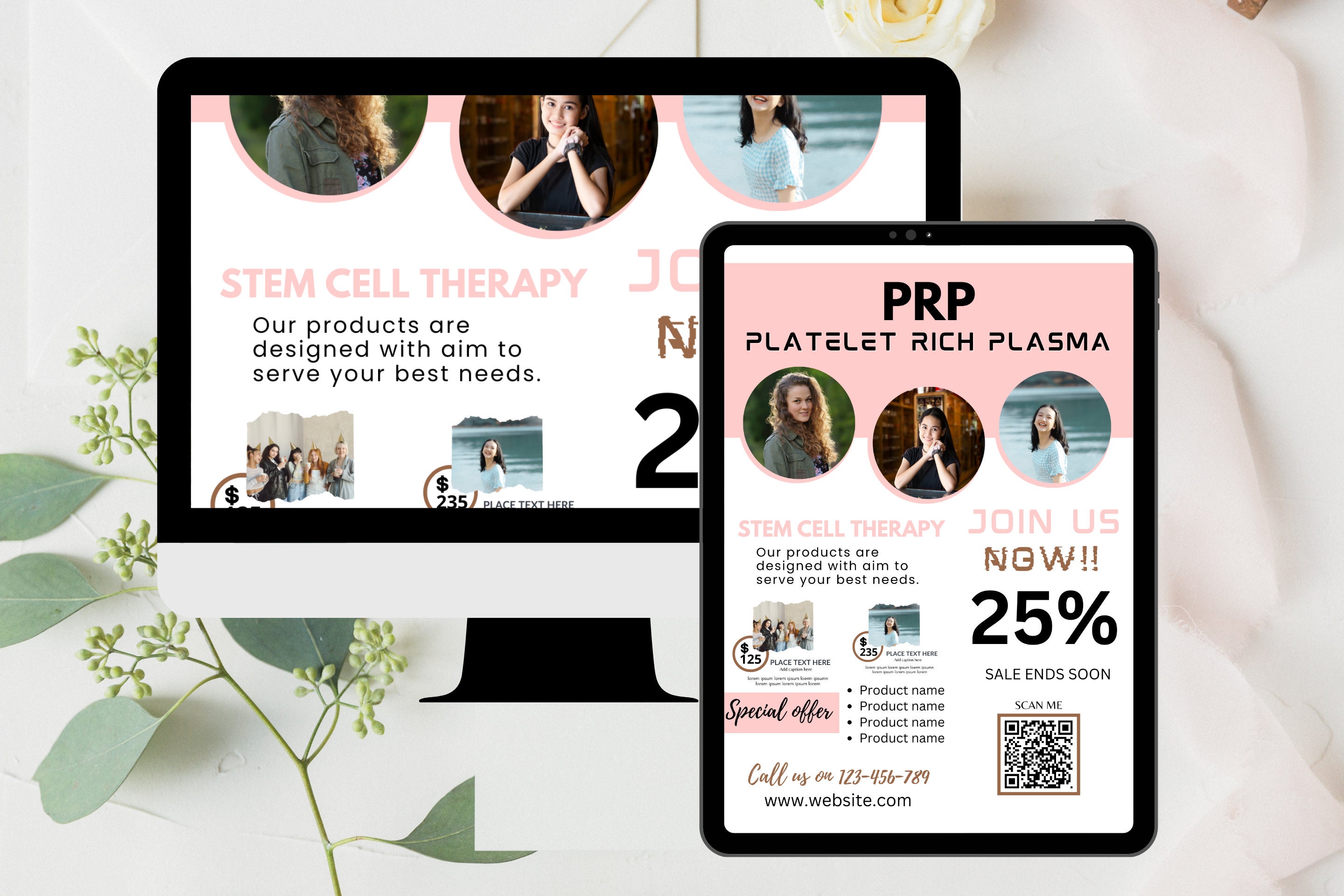 Health PRP FLYER CANVA A4 Flyer Template health Poster Editable Flyer ...