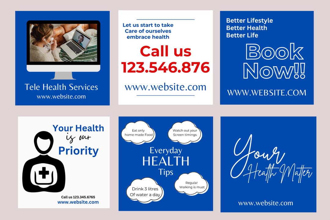 Editable Health FLYER Canva| Social Media Flyer|medicare Instagram Post ...