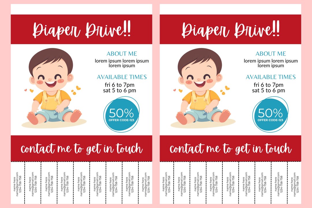Diaper Health FLYER CANVA| A4 Flyer Template |health Poster|editable ...