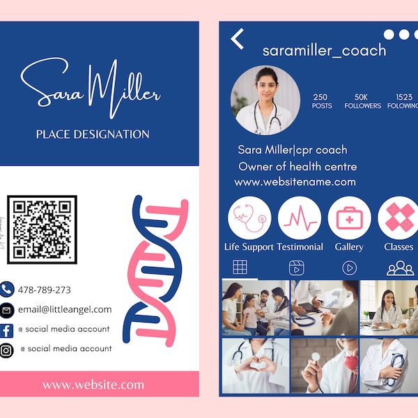 Dna Business Cards - Etsy