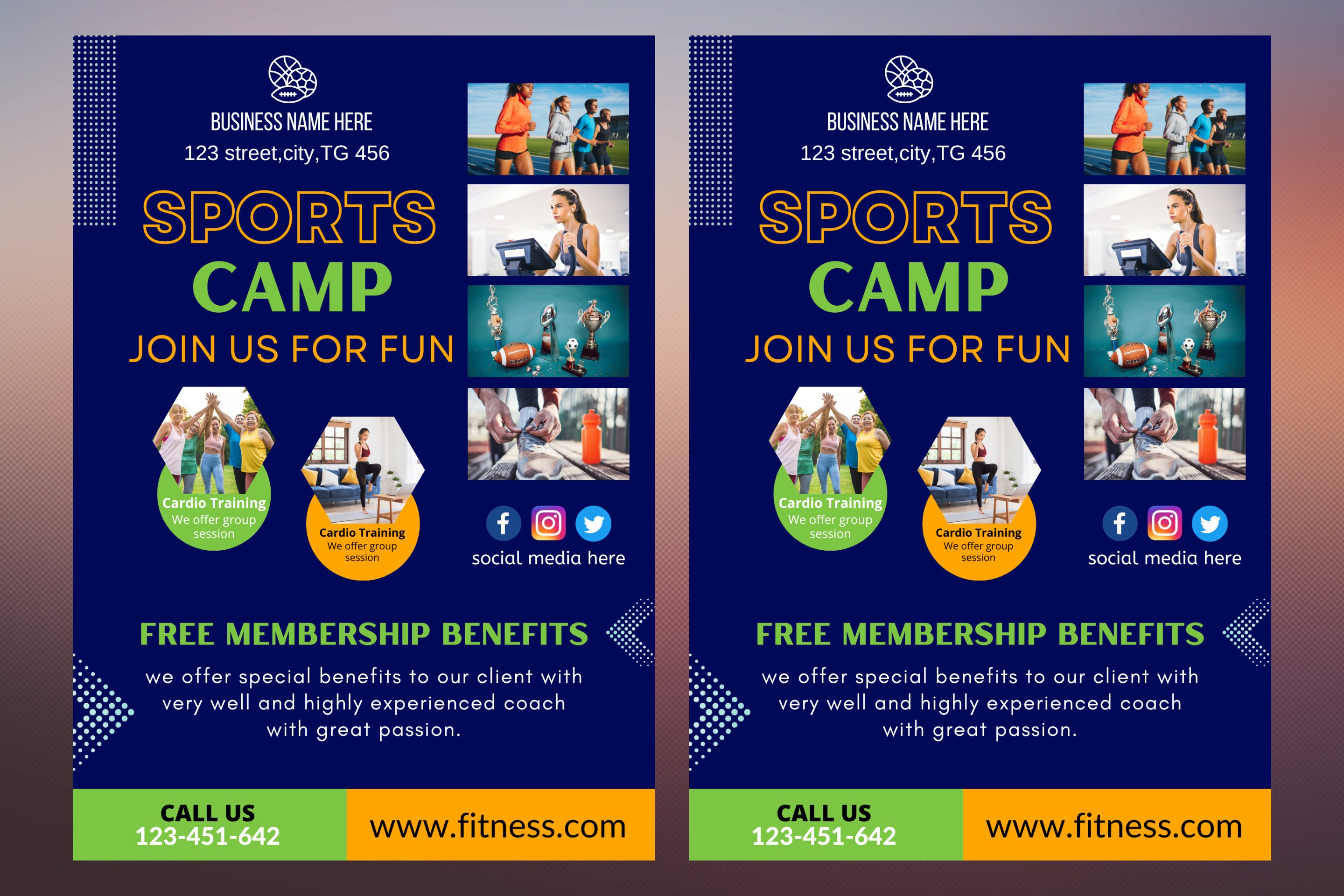 Sports Camp FLYER CANVA| Flyer Template | Editable| Printable| Instant ...