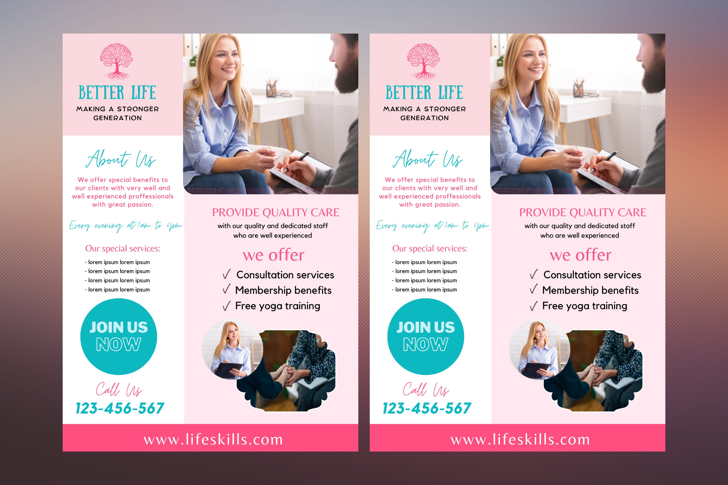 Health Coach FLYER CANVA A4 Flyer Template health Poster Editable Flyer ...