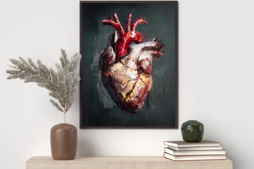 Heart Health Poster | Digital Poster | Wall Art | Decor | Trendy Wall ...