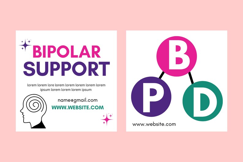 BPD Health FLYER Canva Social Media Flyerbipolar Disorder Instagram ...