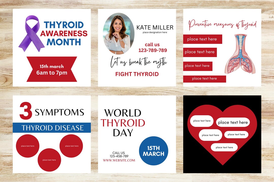 Thyroid Health FLYER Canva| Social Media Flyer|medicare Instagram Post ...