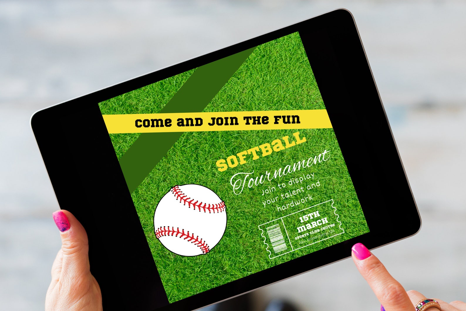 Editable Softball FLYER |canva| Social Media Flyer| Softball Instagram ...
