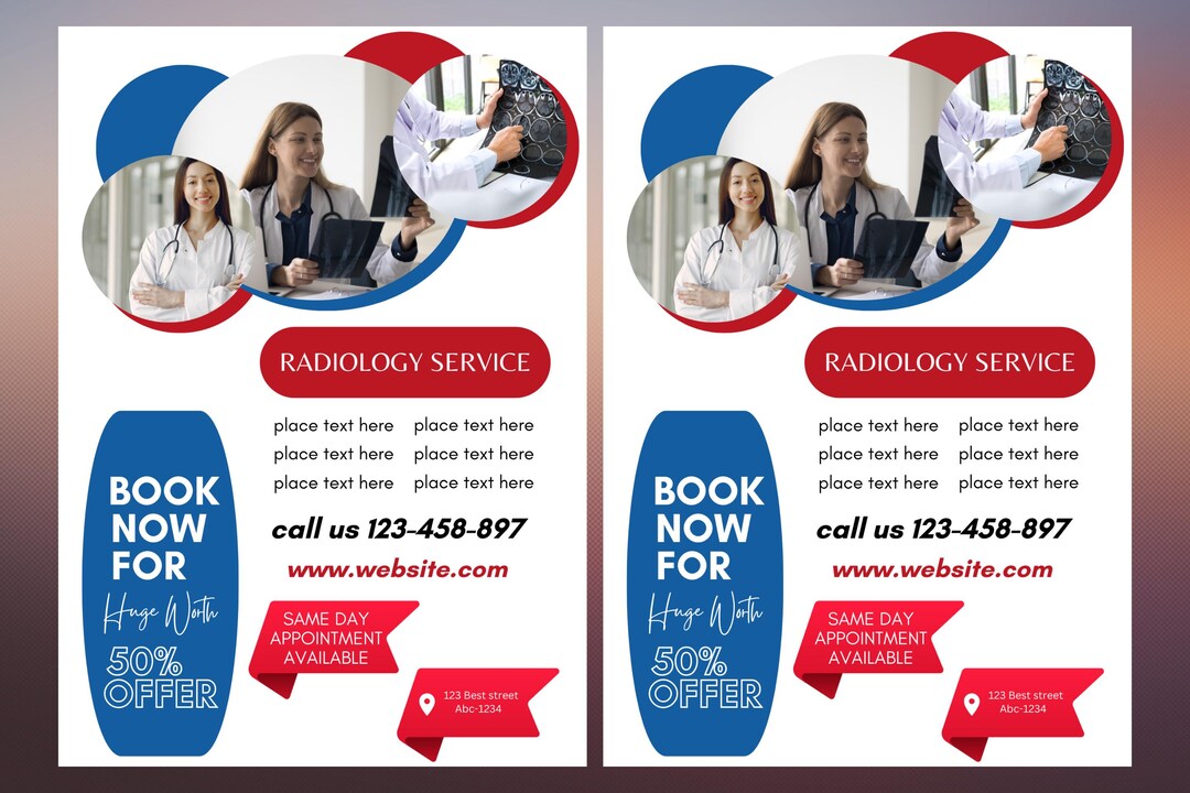 Editable Radiologist FLYER CANVA| A4 Flyer Template |health Poster ...