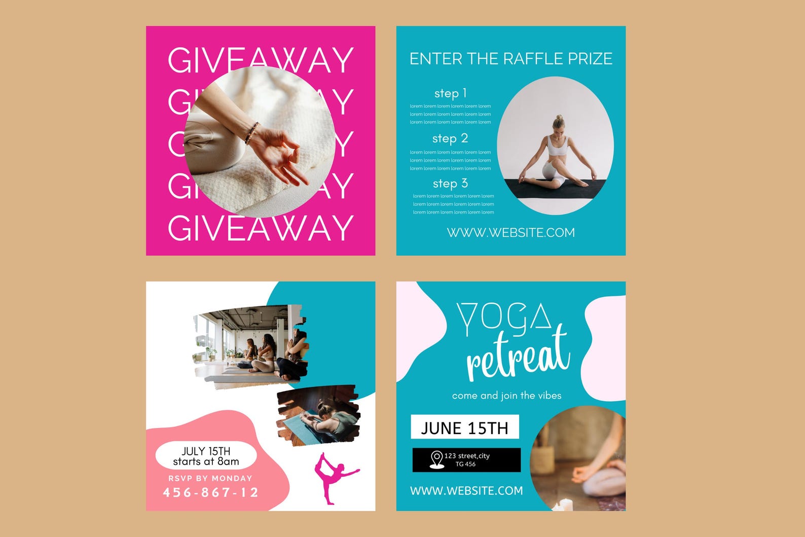 Retreat Health FLYER Canva|social Media Flyer| Medicare Instagram Post ...