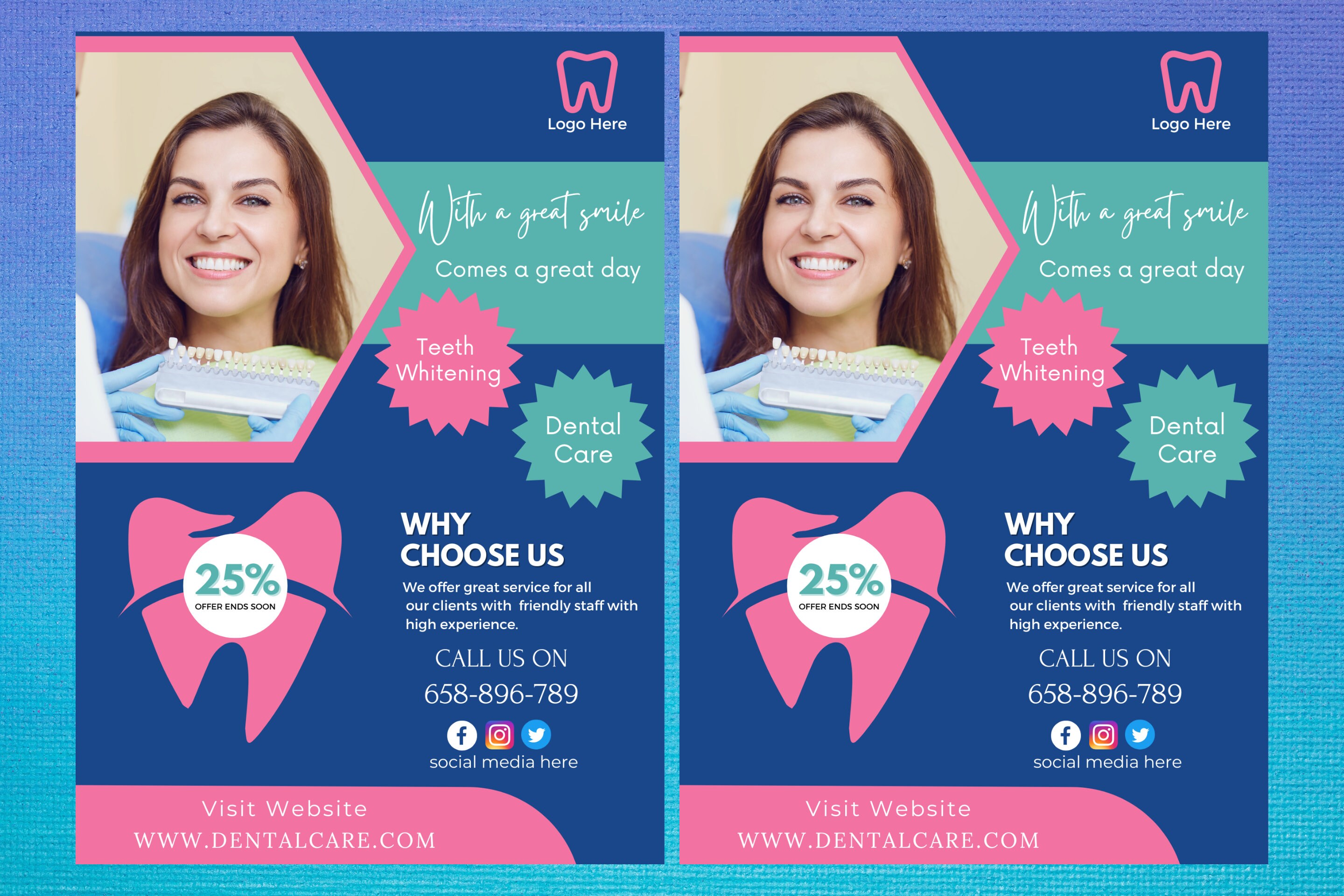 Dental Health FLYER CANVA| A4 Flyer Template |health Poster |diy| Teeth ...