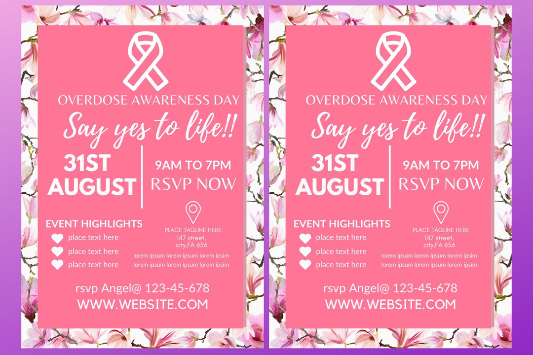 Awareness Health FLYER CANVA| A4 Flyer Template|health Poster|editable ...