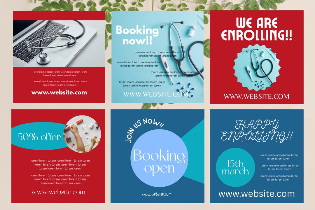 Booking Health FLYER Canva| Social Media Flyer|medicare Instagram Post ...