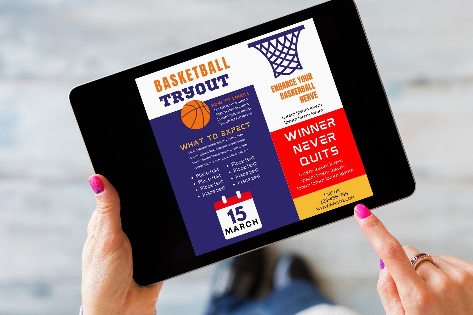 Basketball Tryout FLYER|A4 Flyer Template|social Media Post|sports ...