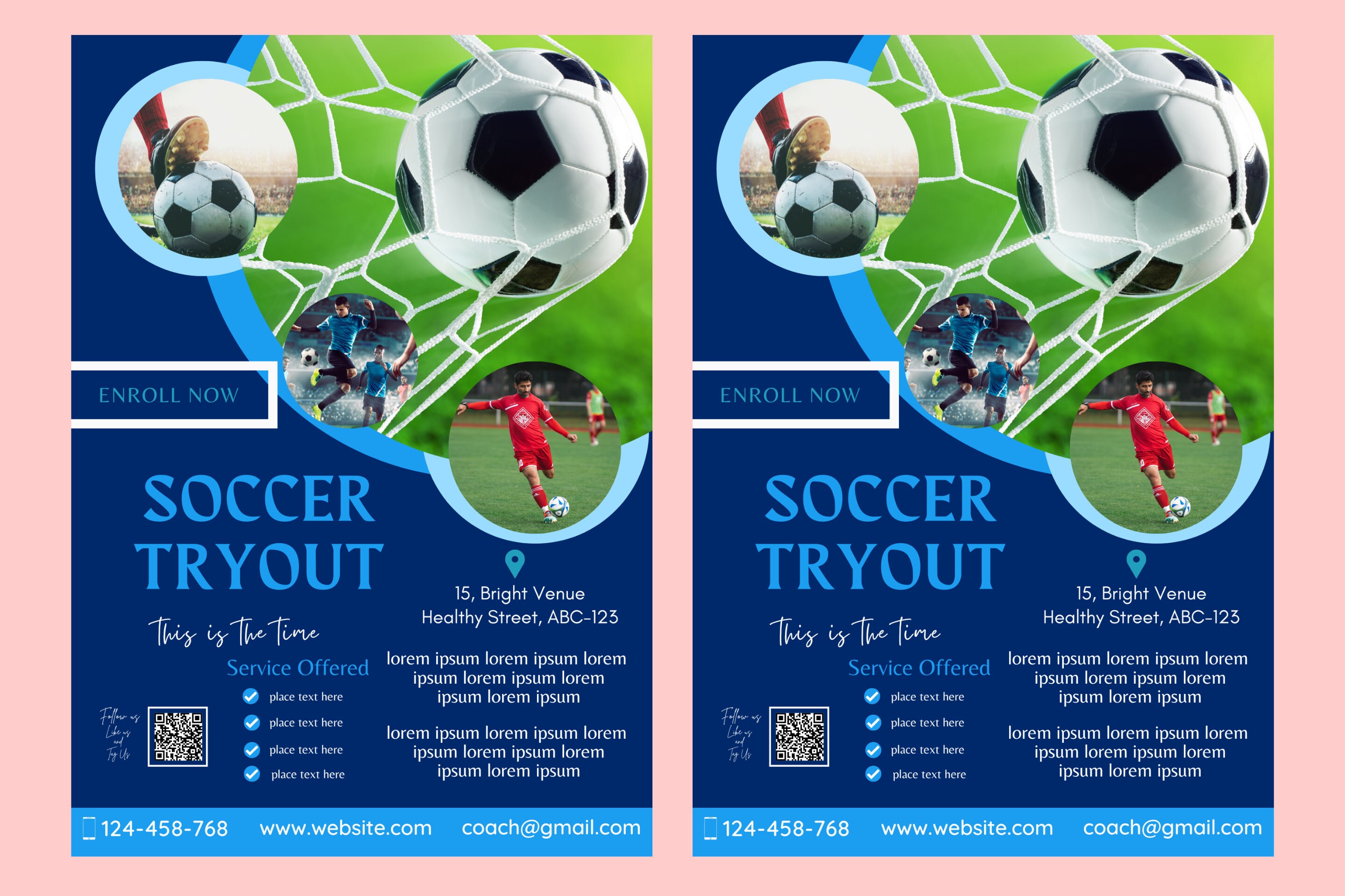 Soccer Tryout FLYER CANVA| Boot Camp Flyer|a4 Flyer |health Poster ...
