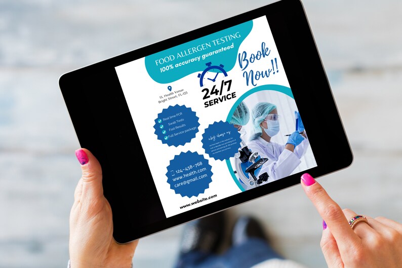 Lab Testing FLYER CANVA A4 Flyer Instagram Banner Health ... Lab Testing FLYER CANVA A4 Flyer Instagram Banner Health ...